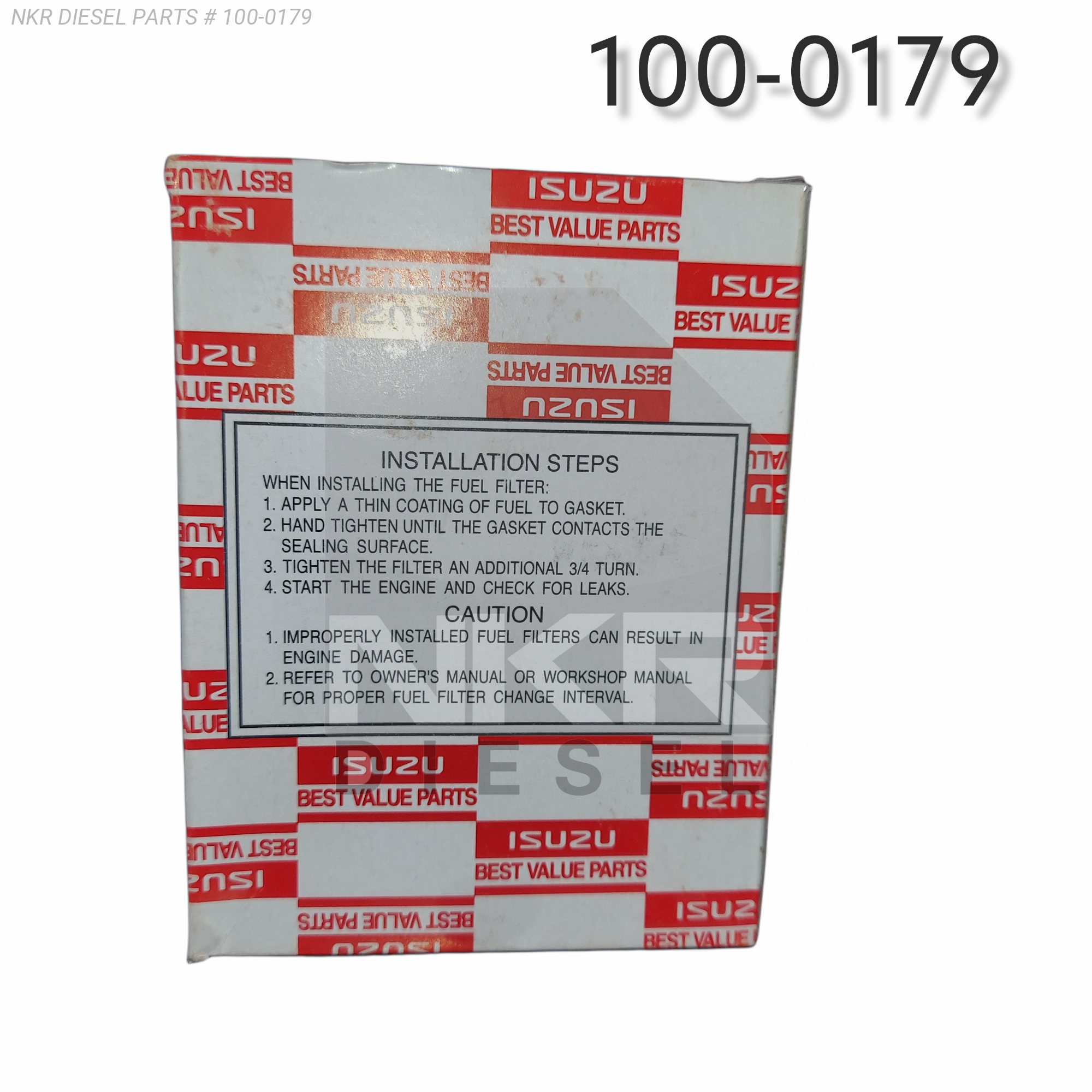 Fuel Filter Element Kit For Isuzu NPR NQR NRR FTR FVR 4HE1 4.8L 6HE1 7 ...