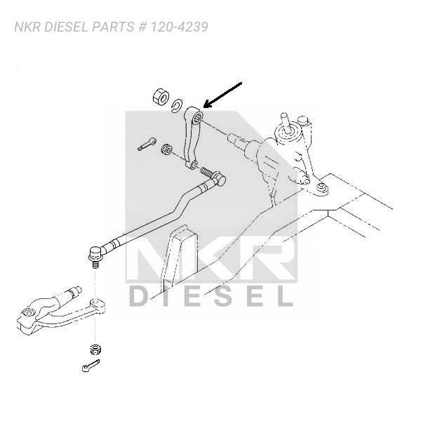 Pitman Arm NPR For Isuzu NPR 4HF1 4.3L 99-09 - 8970377461