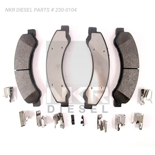 Brake Pads For ISUZU NPR NPR-HD Reach 4HK1 5.2L 4HE1 4.8L 4JJ1T 3.0L 98 ...