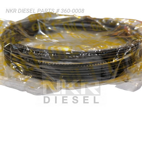 Piston Ring Set 6 Cyl 6HK1 01/04 - 8976013181