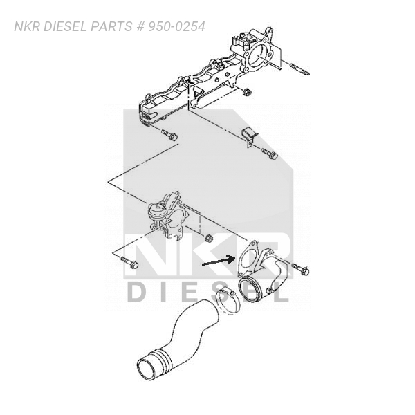 Gasket Inl Pipe - 8973060251