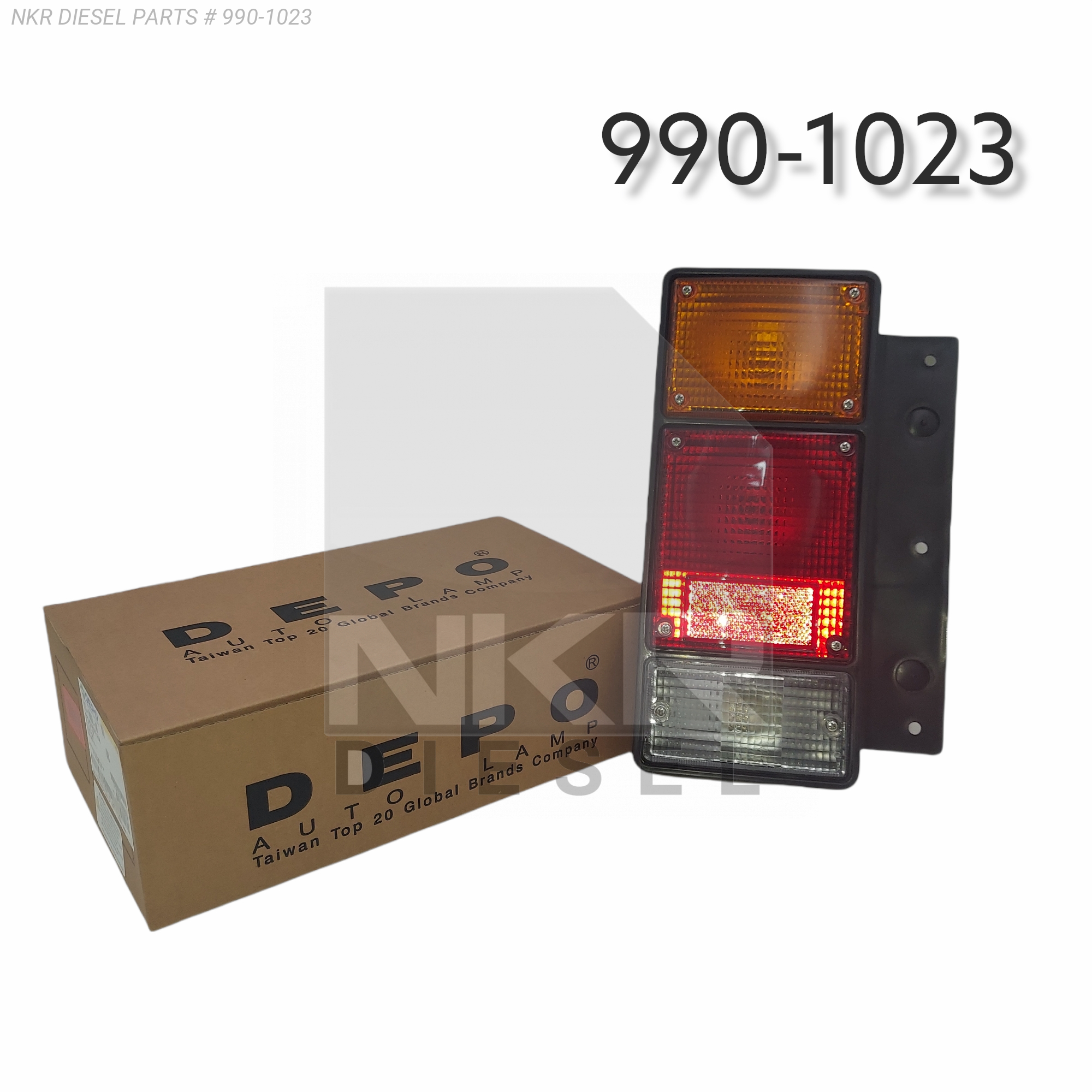 Tail Lamp Lh (Driver Side) For Isuzu NPR NQR NRR FVR FTR 98-16 - 8970658100